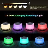 China 7 Colour Bluetooth 1800mAh Timer Ambient Night Light For Adults Sleep for sale