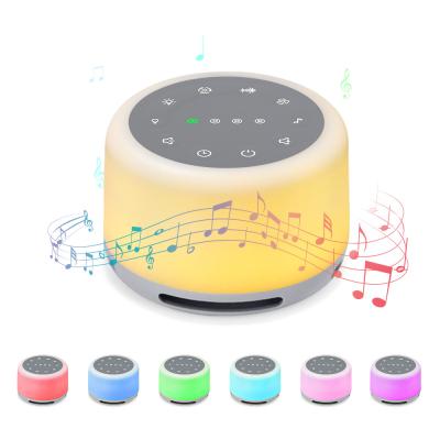 China 7 Colour Bluetooth 1800mAh Timer Ambient Night Light For Adults Sleep for sale