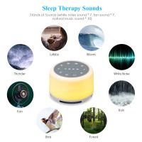 China 7 Colour Bluetooth 1800mAh Timer Ambient Night Light For Adults Sleep for sale