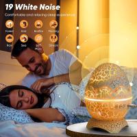 China 150mm Acrylic Dinosaur Egg Galaxy Projector Whit White Noise for sale
