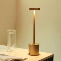 China Rechargeable Portable Bedside Night Light DC6V Led Table Lamp Restaurant for sale