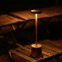 China Rechargeable Portable Bedside Night Light DC6V Led Table Lamp Restaurant for sale