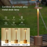 China Rechargeable Portable Bedside Night Light DC6V Led Table Lamp Restaurant for sale