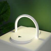 China Colorful 5W Touch Control Wireless Charging Night Light With Phone Charging for sale