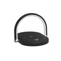 China Colorful 5W Touch Control Wireless Charging Night Light With Phone Charging for sale