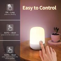 China Dimmable RGB 127mm Portable Night Lamp For Breastfeeding for sale
