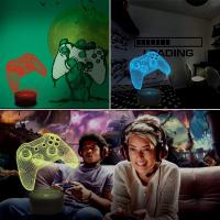 China Gamepad CE Safety 3D LED Night Light Eco Friendly Touch Control Lighting for sale