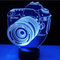 China CE Camera 3d Printer Night Light 3D 05 Change 7 Colors Light for sale