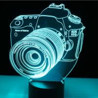 China CE Camera 3d Printer Night Light 3D 05 Change 7 Colors Light for sale