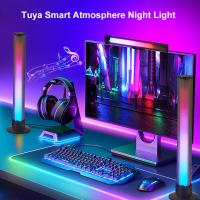 China 35mm Music Ambient Night Light 5050 Voice Control Rhythm Table Lamp for sale
