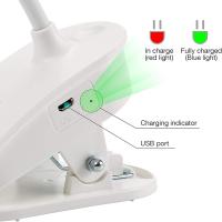 China 1W DC5V Rechargeable Study LED Desk Lamp With 3 Brightness USB for sale
