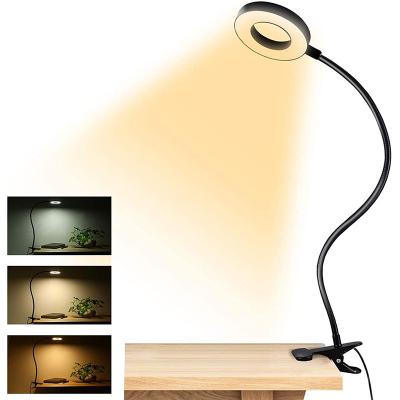 China 48 LEDs 6500K Dormitory USB Desk Lamp Clip On Light With 3 Color Modes for sale