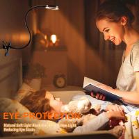 China 48 LEDs 6500K Dormitory USB Desk Lamp Clip On Light With 3 Color Modes for sale