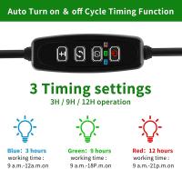 China 5730SMD Red Blue LED Growth Lamp With Timer Adjustable Gooseneck for sale