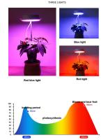 China 5V Dimmable 3 Hours LED Growth Lamp CE Red Led Grow Light for sale
