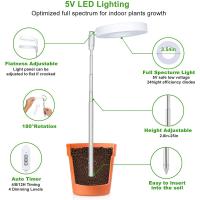China Sunshine Desk Grow Light 8 Hours Grow Lights For Indoor Plants for sale