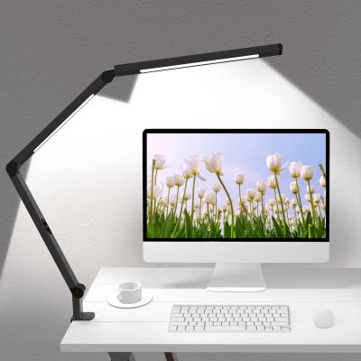 China Clamp Desk Lamp Dual Light Swing Arm Adjustable Heat Lamp For Home for sale