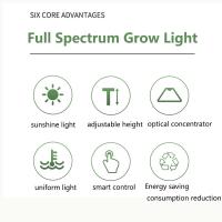 China 9W Height Adjustable LED Growth Lamp 4000k For Indoor Desk plant for sale