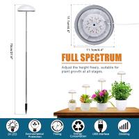 China Telescopic LED Growth Lamp 6hours Halo Grow Lights Height Adjustable for sale