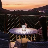 China 5V 2A Crystal Table Lamp 4 Hours Led Warm Light For Bedroom Decoration for sale