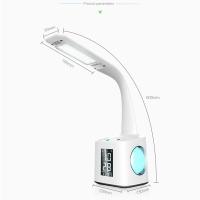 China 256RGB White LED Desk Lamp 13KG Clock Led Calendar Table Lamp For Office for sale