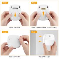 China 0.4W 3 Pack 40cm Dark Sensing Night Light 3200k Night Light For Bathroom for sale