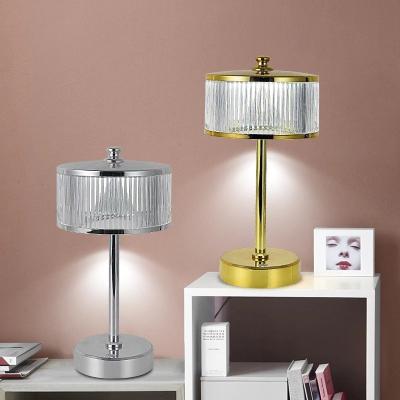 China E27 RGB Acrylic LED Desk Lamp 100v Round Coloured Glass Table Lamps for sale