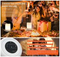 China 30W Table Touch Ambient Night Light With USB And  7 Colors for sale