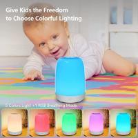 China 1.2W DC5V Rechargeable Nursery Night Light With Dimmable RGB for sale
