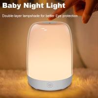 China 1.2W DC5V Rechargeable Nursery Night Light With Dimmable RGB for sale