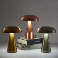 China Contemporary Luxury USB Cafe Mushroom Table Lamp For Bedroom for sale