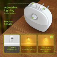 China 0.8W Warm White Smart LED Night Light With Adjustable Brightness for sale
