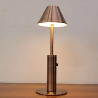 China 28cm Wireless Restaurant Bedside Desk Lamp JSTD 07 Touch Switch Table Lamp For Bar for sale