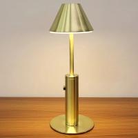 China 28cm Wireless Restaurant Bedside Desk Lamp JSTD 07 Touch Switch Table Lamp For Bar for sale
