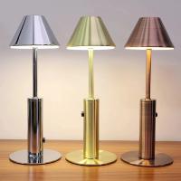 China 28cm Wireless Restaurant Bedside Desk Lamp JSTD 07 Touch Switch Table Lamp For Bar for sale