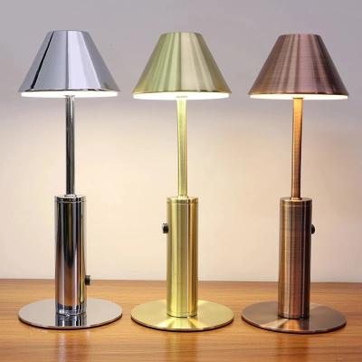 China 28cm Wireless Restaurant Bedside Desk Lamp JSTD 07 Touch Switch Table Lamp For Bar for sale
