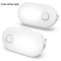China 0.3W 500mAh Amber Plug In Smart Motion Sensor Night Light With Adjustable Brightness for sale