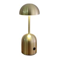 China CE Rechargeable LED Desk Lamp 3 Colors Cordless Mushroom Table Light for sale