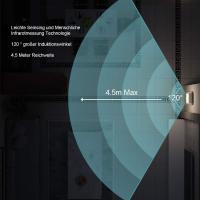 China 2 Pack DC6V PIR Adjustable Smart Sensor Night Light For Garage Utility Room for sale