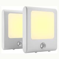 China 2 Pack DC6V PIR Adjustable Smart Sensor Night Light For Garage Utility Room for sale