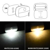 China Energy Saving Wireless Smart LED Night Light Motion Sensor For Closet Bedroom for sale