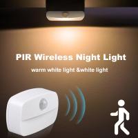 China Energy Saving Wireless Smart LED Night Light Motion Sensor For Closet Bedroom for sale