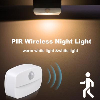 China Energy Saving Wireless Smart LED Night Light Motion Sensor For Closet Bedroom for sale