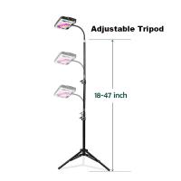 China 30V Indoor Full Spectrum LED Plant Lamp 15mm Plant Tripod Stand Light for sale