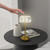 China Home Decor Dimmable Bedside Touch Metal LED Table Lamp Restaurant Bar for sale