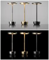 China Home Decor USB Rechargeable Dimmer Touch Aluminum LED Table lamp For Restaurant for sale