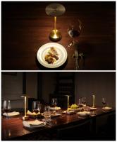 China Home Decor USB Rechargeable Dimmer Touch Aluminum LED Table lamp For Restaurant for sale