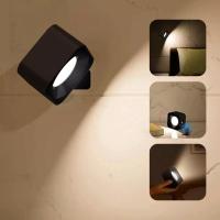 China 360 Degree Rotate Magnetic Touch Control LED Wall Mounted Reading Light For Bedroom for sale