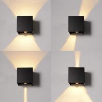 China PIR Motion Sensor 12W Indoor LED Wall Lamp Up And Down Waterproof for sale