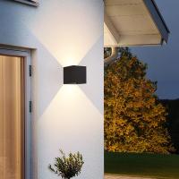 China PIR Motion Sensor 12W Indoor LED Wall Lamp Up And Down Waterproof for sale